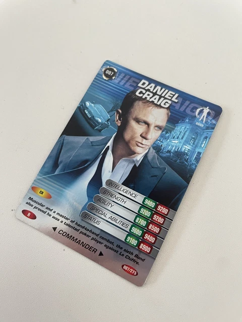 JAMES BOND 007 Spy Cards ‘Daniel Craig’ Rare Card 007 £3.32 - PicClick UK