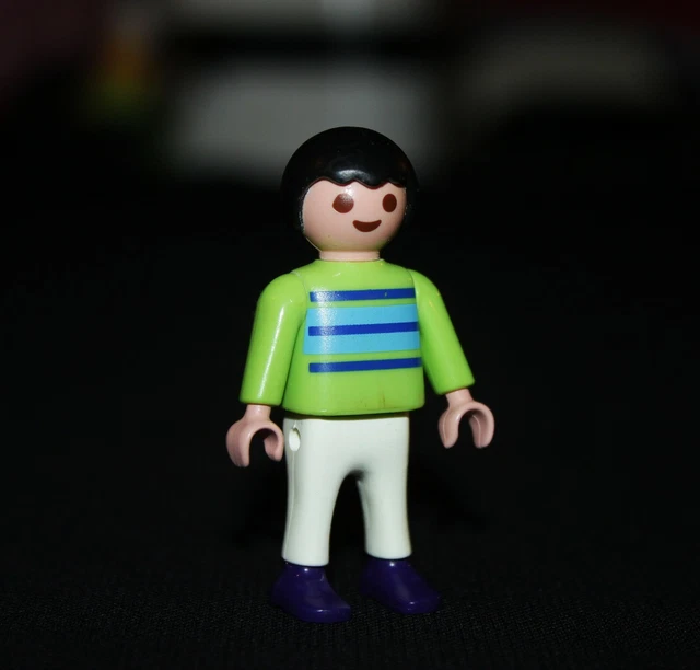 PLAYMOBIL ÉCOLE ÉCOLIER garçon pull vert rayé 4618 EUR 3,40 - PicClick FR