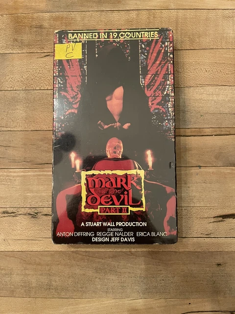 MARK OF THE Devil Part II VHS 1991 Banned Rare Cult Horror Brand New £ ...