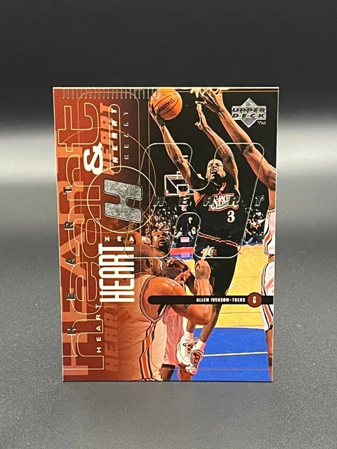 1998-99 PONT SUPÉRIEUR Allen Iverson/Tim Thomas Heart and Soul #119 HOF ...