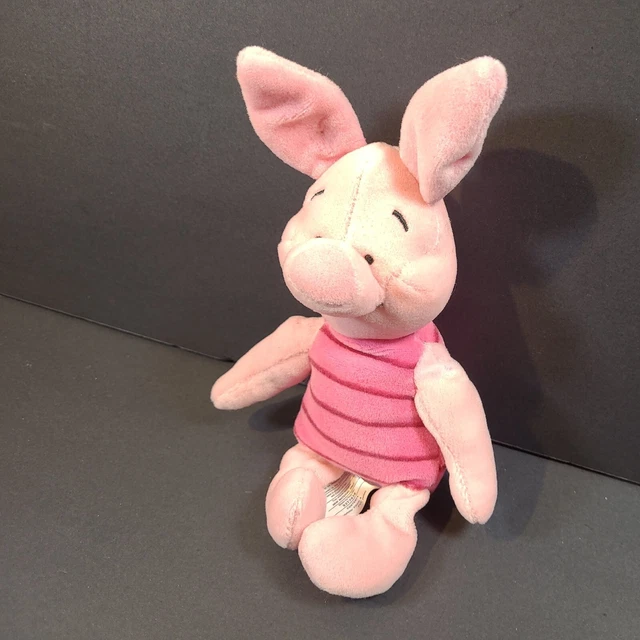 DISNEY STORE NEW Piglet Plush Winnie the Pooh Stuffed Animal Bean ...