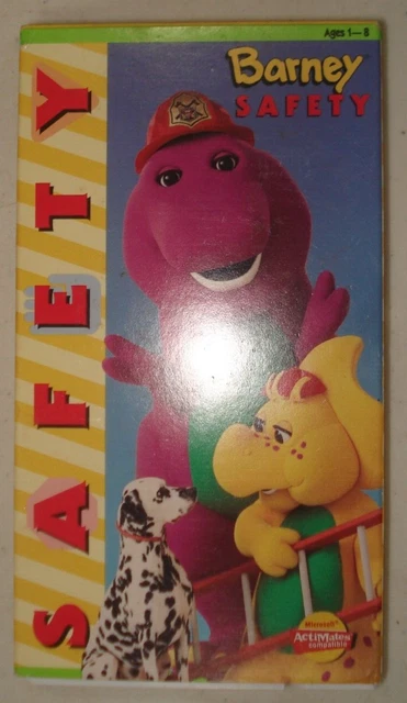 BARNEY - BARNEY Safety (VHS, 1995) - Tested £0.78 - PicClick UK