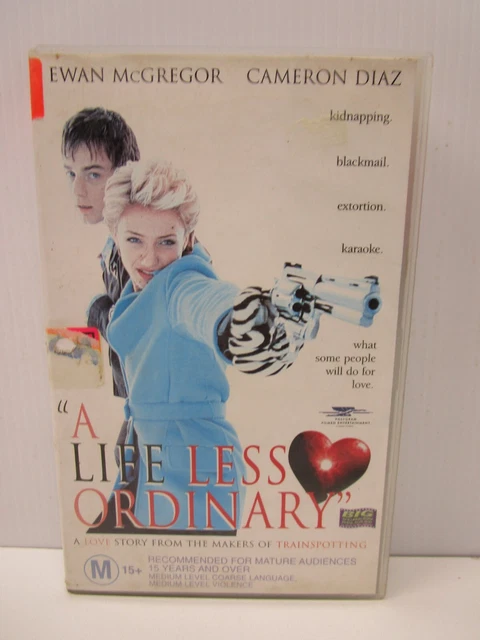 A LIFE LESS Ordinary, Ewan McGregor, VHS Tape, Vintage Video, Movie, M ...