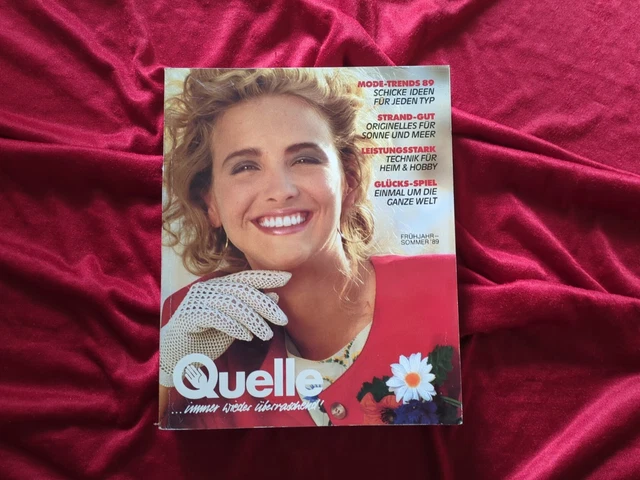 QUELLE KATALOG FRÜHJAHR Sommer 1989 - vintage Versandhauskatalog #C101d ...