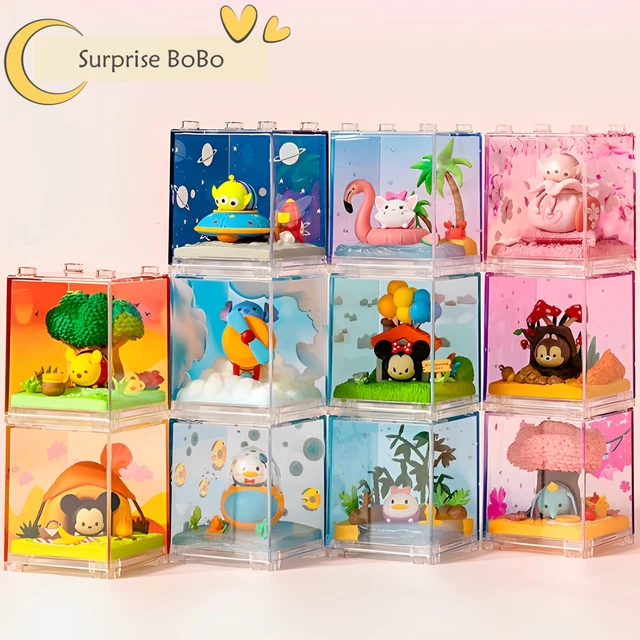 MINISO DISNEY TSUM Tsum Little World in Box Series Confirmed Blind Box ...