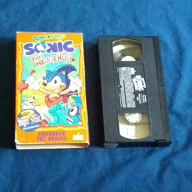 VINTAGE VHS Sonic the Hedgehog - "Grounder the Genius" £11.36 - PicClick UK