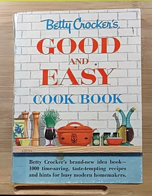 VINTAGE 1954 BETTY Crocker's Good and Easy Cook Book *MISSING TITLE ...