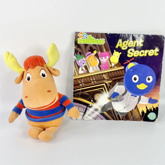NICK JR. THE Backyardigans Tyrone Plush and Book Agent Secret Ty ...