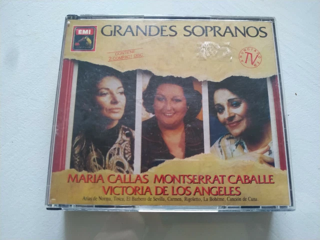 GRANDES SOPRANOS MARIA Callas Caballé VICTORIA DE LOS ANGELES Emi 1989 ...