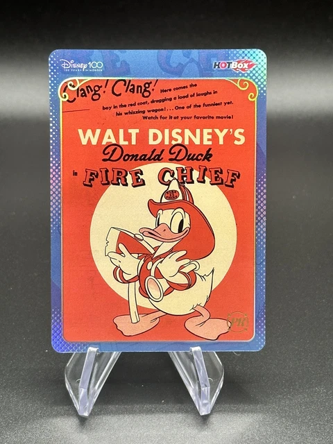 AFFICHE DONALD DUCK Donald Duck Fire Chief KAKAWOW Disney 100 Hot Box ...