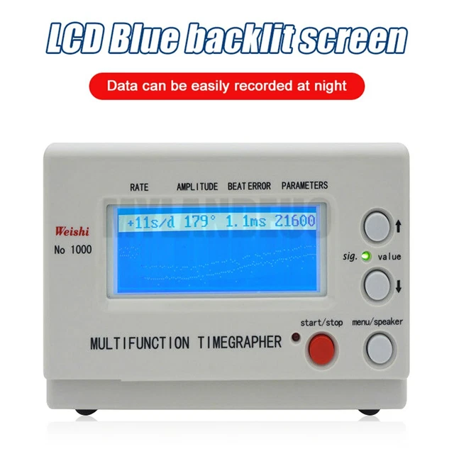 NO.1000 WATCH TOOL Multifunction Timegrapher Watch Timing Machine ...