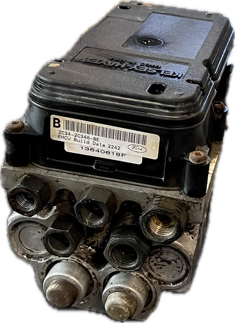 02-04 FORD F250 F350 🚛 ABS Pump Brake Control Module EHCU 2C34-2C346-BE ...