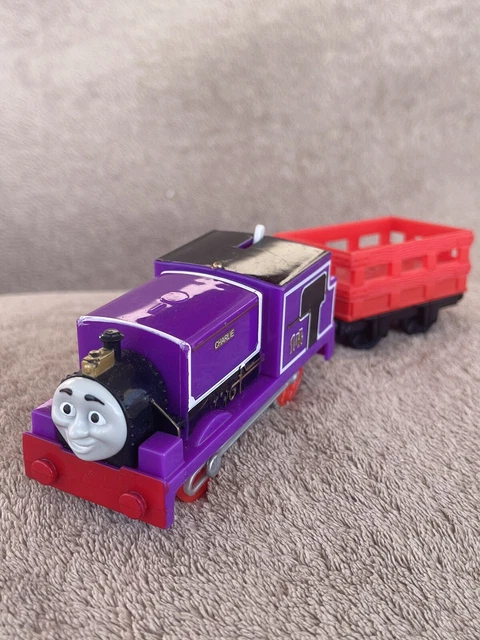 THOMAS THE TANK Engine & Friends Tomy Trackmaster Charlie Purple Train ...