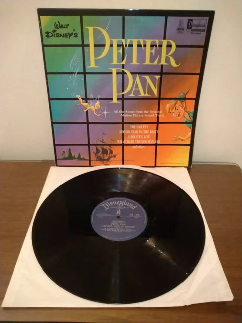 WALT DISNEY PETER Pan Original Film Soundtrack Vinyl 1971 Disneyland LP DQ1206 EUR 19,59 ...