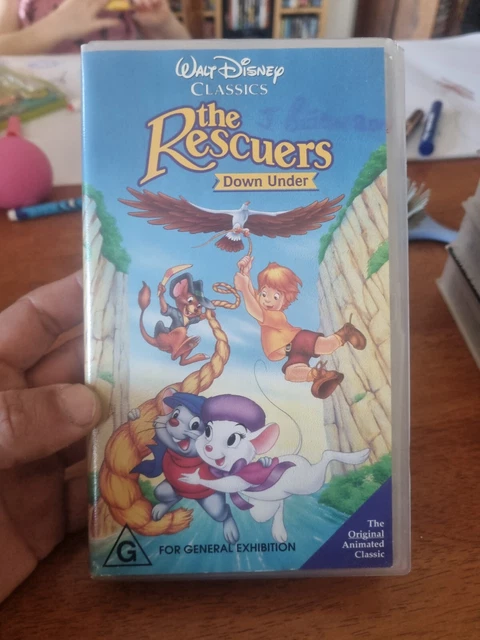 DISNEY: THE RESCUERS Down Under - VHS $15.81 - PicClick AU