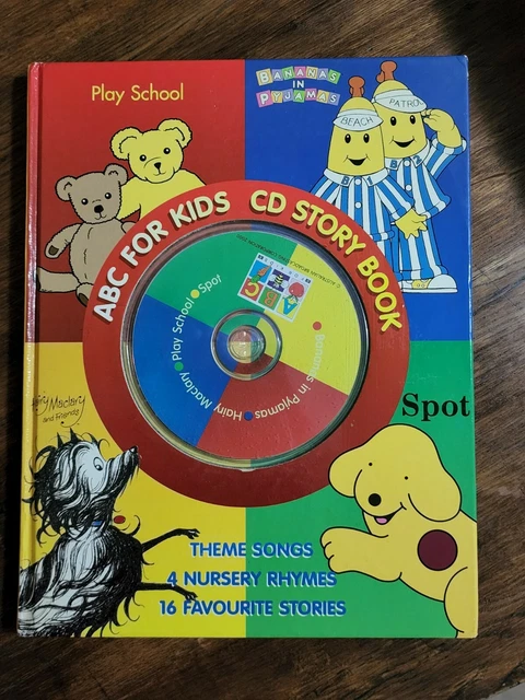 PLAY SCHOOL ABC for kids CD story Book Spot Bananas in pyjamas Hairy ...