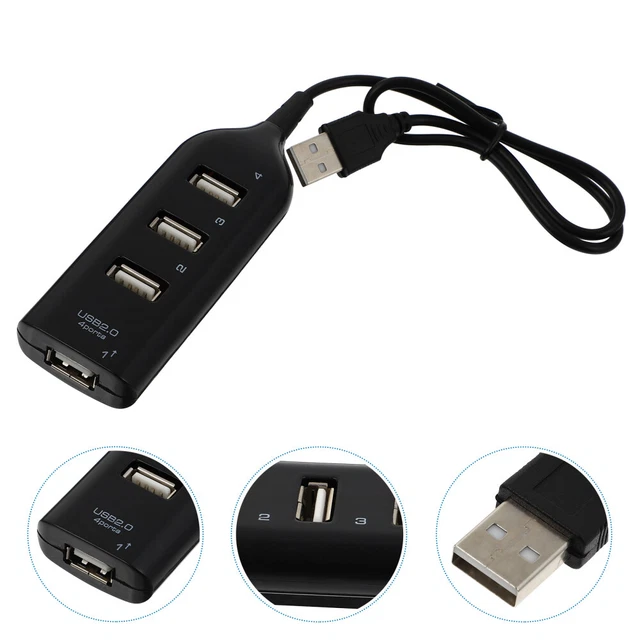 HIGH-SPEED USB ADAPTER - 4 Port Hub for Quick Charging and Data £5.15 ...