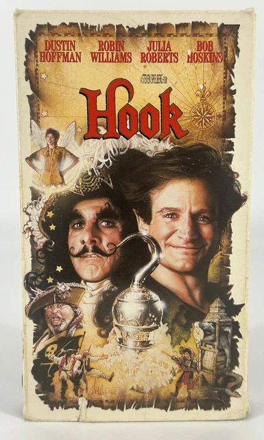 HOOK (VHS,1992) ROBIN Williams, Dustin Hoffman, Julia Roberts, Bob ...