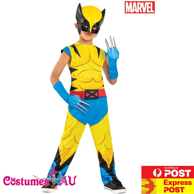 KIDS MARVEL WOLVERINE Costume X-Men 97 Book Week Halloween Boys Child ...