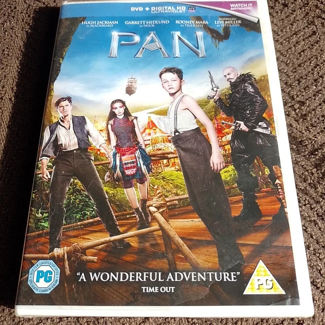 PAN [DVD] [2015] DVD NEW Hugh Jackman Peter Pan Free Postage £2.15 ...