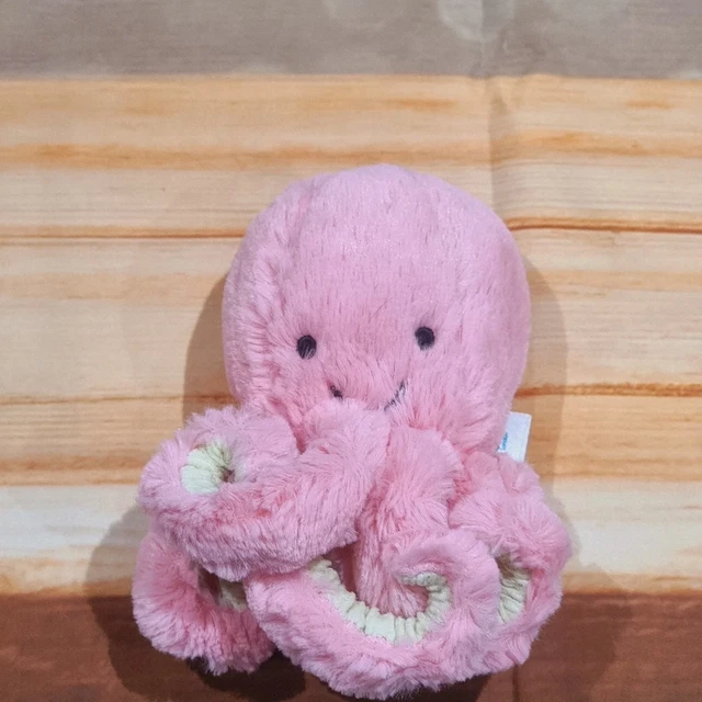 JELLYCAT OCTOPUS CANDY Pink Octopus soft toy Tiny New Retired £58.95 ...