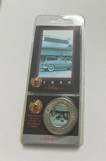 DISNEY DECADES COINS 1940 The Disney Studio Moves to Burbank Coin NEW ...