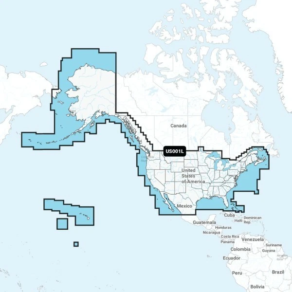 GARMIN NAVIONICS PLUS US and Coastal Canada microSD with SD Adapter 010 ...
