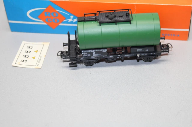 ROCO 4336 E 2-Achser Kesselwagen grün Spur H0 OVP #K599 EUR 4,50 ...