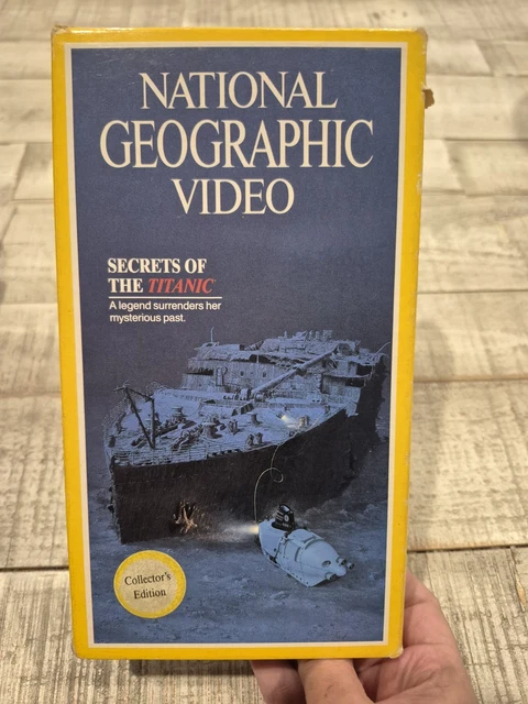 NATIONAL GEOGRAPHIC VIDEO: Secrets Of The Titanic VHS, 1986 Collector's ...