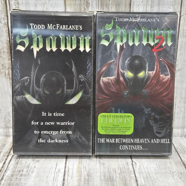 TODD MCFARLANE’S SPAWN 1 & 2 VHS Tapes Uncut Collector’s Edition 1997 £ ...
