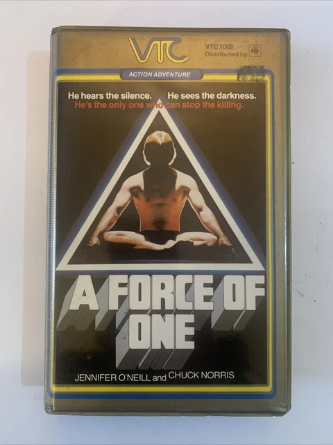 A FORCE OF One vhs video tape big box ex rental £10.00 - PicClick UK