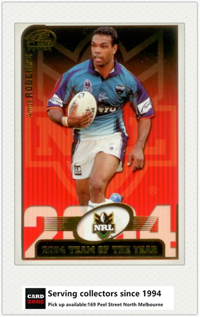 2005 SELECT NRL Power Cards Team Of The Year TY2 Amos roberts-Panthers ...