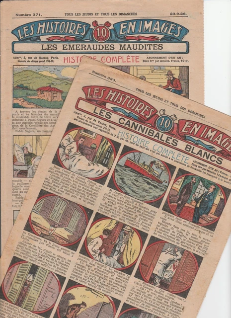 LOT DE 2 Histoires en images n° 371 et n° 380 de 1926 . Moselli . EUR 6 ...