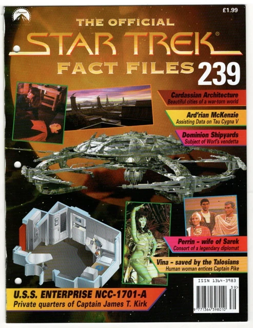 STAR TREK FACT Files #239. Dominion Shipyards. VFN. From £1* £1.49 ...
