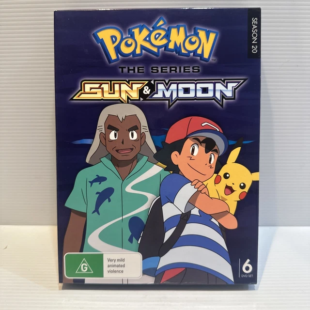 POKEMON: THE SERIES -Sun & Moon - Season 20 (6 Disc DVD Box Set, Region ...