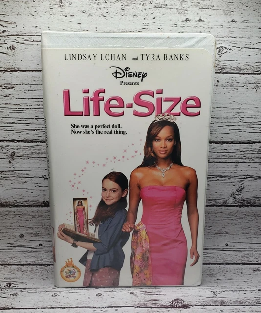 DISNEY PRESENTS: LIFE-SIZE (VHS, 2000) Lindsay Lohan, Tyra Banks NR 89 ...