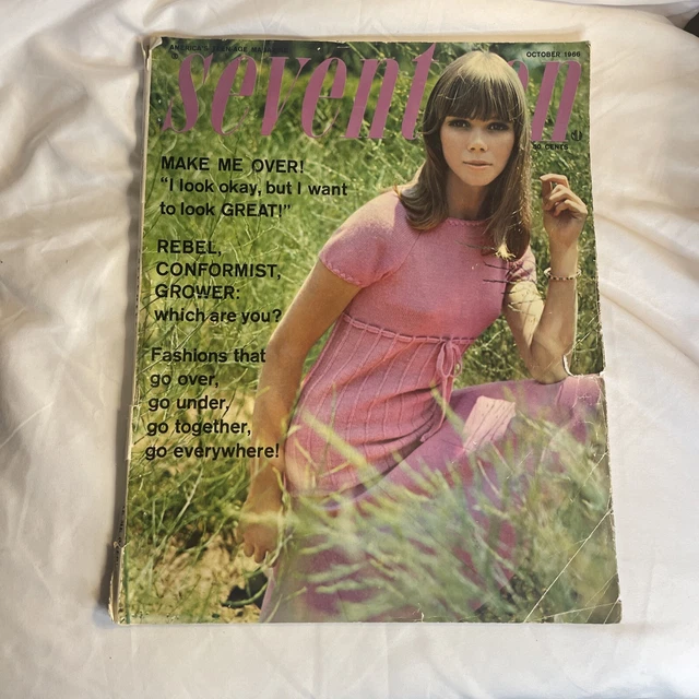 VINTAGE SEVENTEEN MAGAZINE October 1966 Issue. Acceptable Condition. £ ...