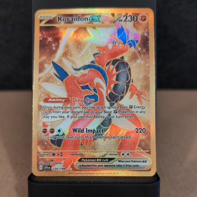 POKÉMON TCG KORAIDON ex Scarlet & Violet Base Set 254/198 Holo Hyper ...