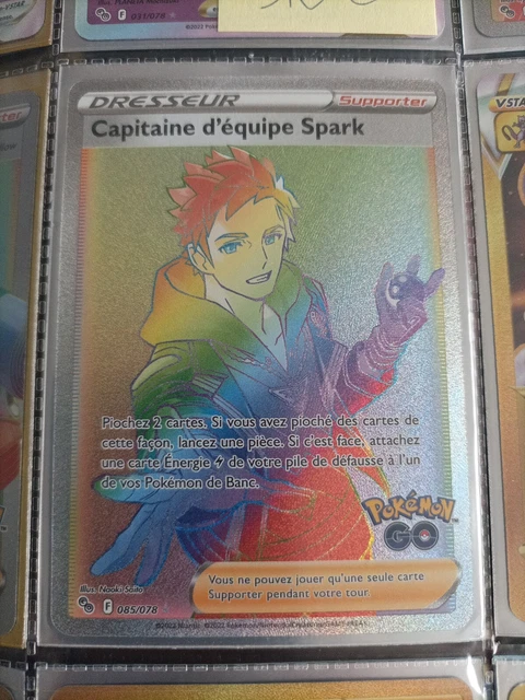 CARTE POKÉMON CAPITAINE d'équipe Spark 085/078 #1 EB10.5 - Pokémon Go NEUF FR EUR 30,00 ...