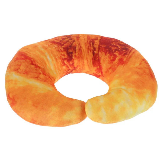 CREATIVE SIMULATION OF Bread Pillows Cartoon Neck for Women Croissany ...