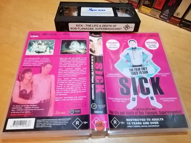 SICK: THE LIFE and Death of Bob Flanagan: Supermasochist 1998 - Rare ...