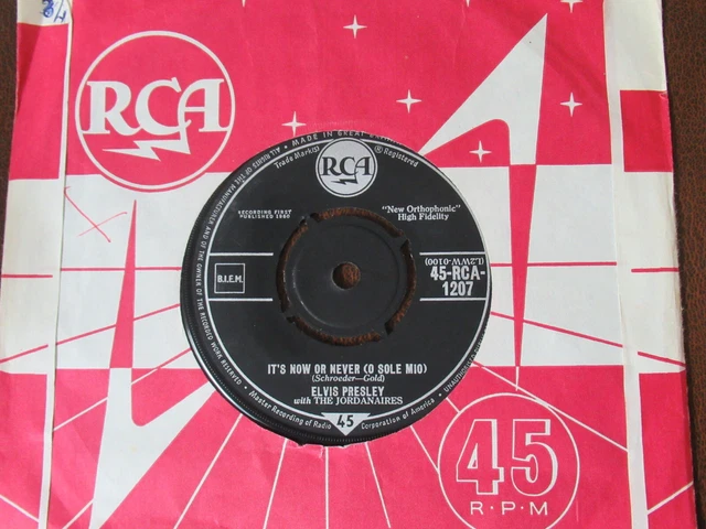 Elvis Presley Its Now Or Never 180g Lp Disques Dom Elv310