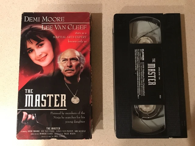 MASTER NINJA (VHS) Rare 1984 étoiles Lee Van Cleef, Demi Moore, Tim Van ...