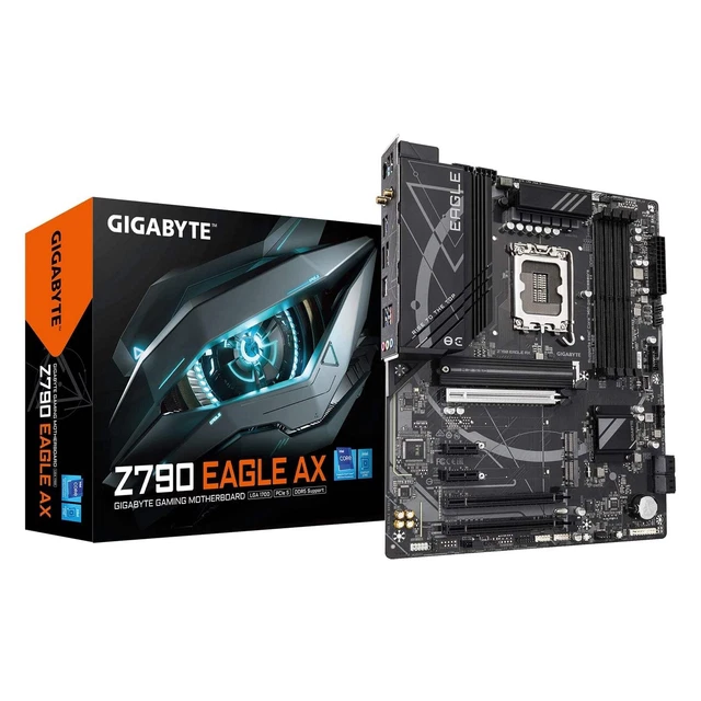 GIGABYTE Z790 EAGLE AX Intel 1700 Socket Motherboard, ATX DDR5 M2 WiFi ...