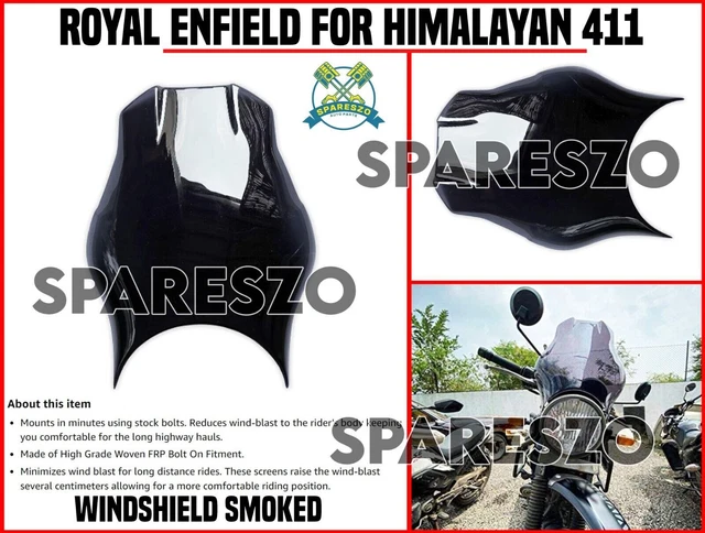 ROYAL ENFIELD &WINDSHIELD SMOKED" For Himalayan 411 - With Express ...