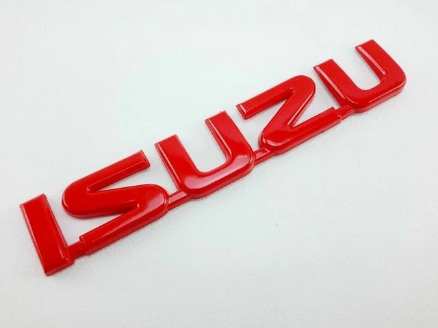 LOGO REAR 3D FOR ISUZU RED DMAX Trucks Parts Car Logo Letters Badge ...