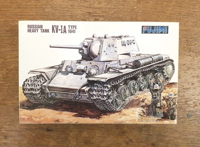 FUJIMI 1/76: RUSSIAN Heavy Tank Kv-Ia Type 1941 #76018: Brand New Kit ...