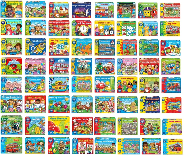 ORCHARD TOYS MASSIVE Collection Board 160+ Games Flash Cards Learn or ...