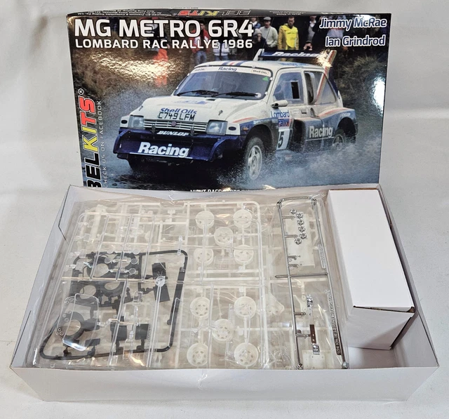 BELKITS MG METRO 6R4 Lombard RAC Rallye Model Kit, BEL-016, 1.24 Scale ...