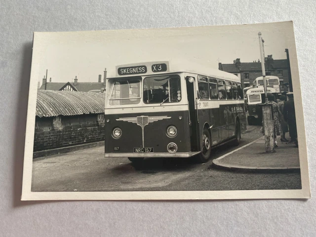 BUS PHOTO TRENT Skegness Single Decker Coach Service X3 NRC 157 1959 £5 ...